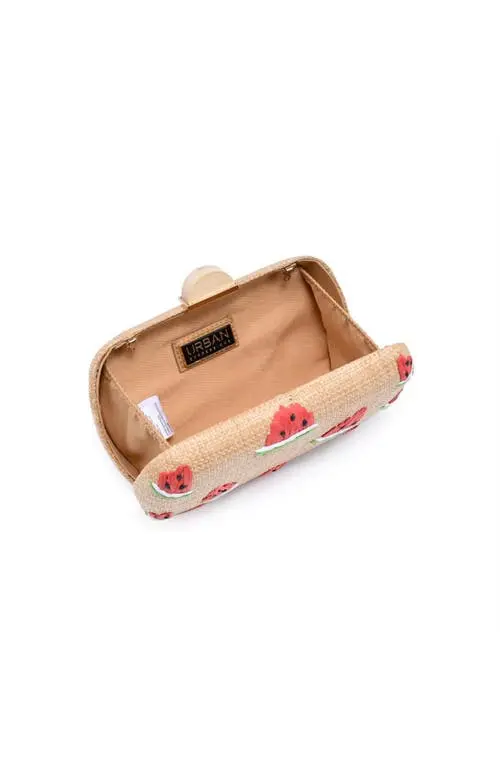 URBAN EXPRESSIONS Pebbles Evening Bag - Watermelon