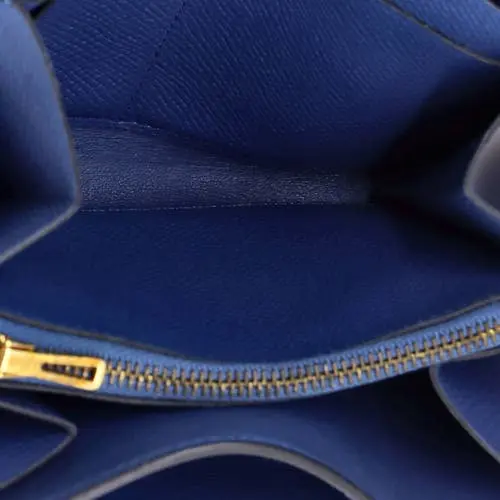 Hermès Constance Wallet Epsom Compact - Blue