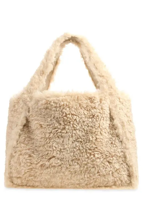 Stella McCartney Faux Shearling Tote Bag