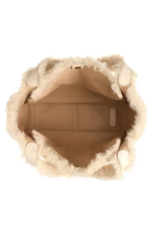 Stella McCartney Faux Shearling Tote Bag