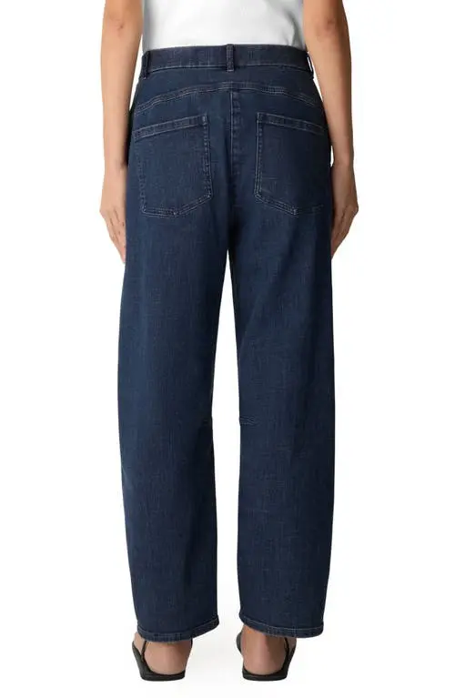 Eileen Fisher Arched Ankle Wide Leg Jeans