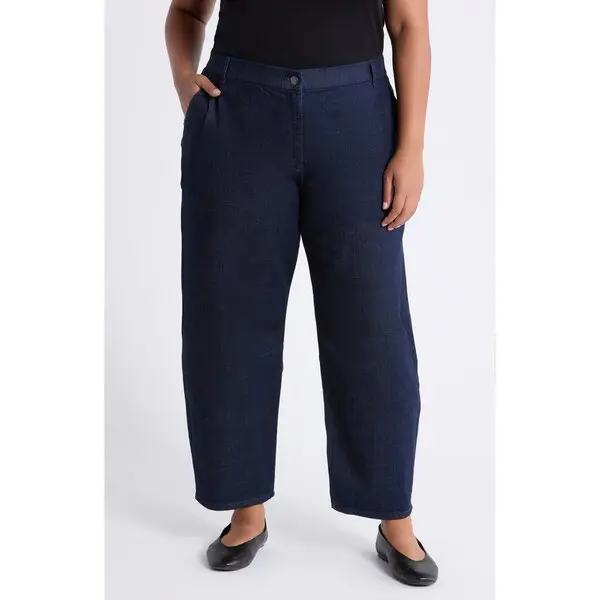 Eileen Fisher Arched Ankle Jeans