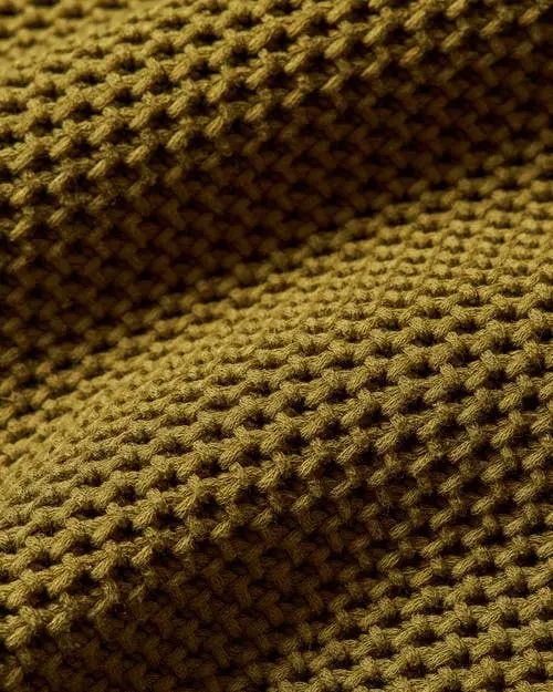 Orlebar Brown Bowmont Classic Fit Chunky Ribbed Collar Jumper