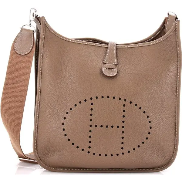 Hermès Evelyne Bag Gen Iii Clemence Pm - Grey