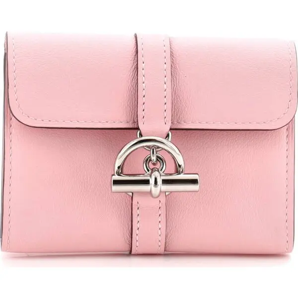 Hermès Glenan Wallet Swift Compact - Pink