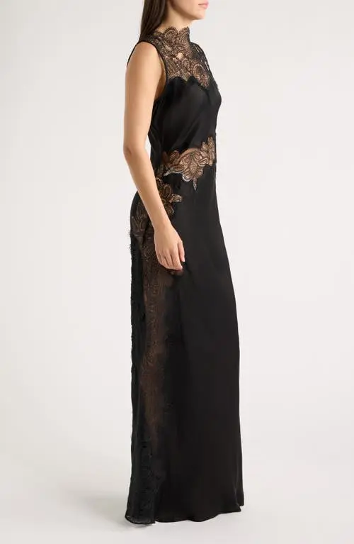 Shona Joy Jamila Lace Trim Gown