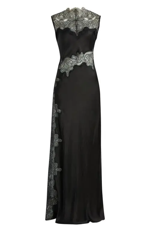 Shona Joy Jamila Lace Trim Gown