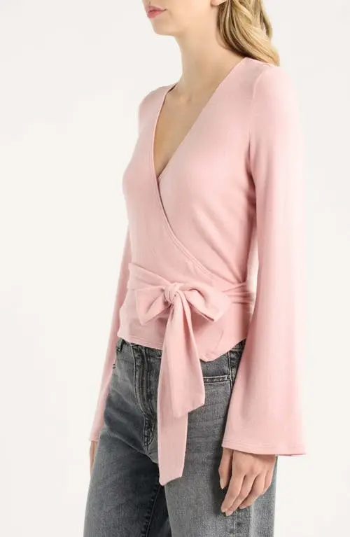 REFORMATION Kylen Wrap Knit Top
