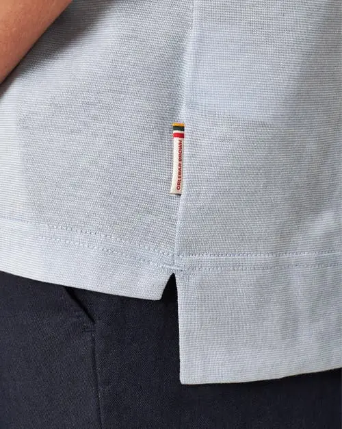 Orlebar Brown Dominic Tipping Polo Shirt - Light Sky Pool