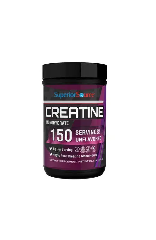 SUPERIOR SOURCE Pure Creatine Monohydrate Powder Supplement