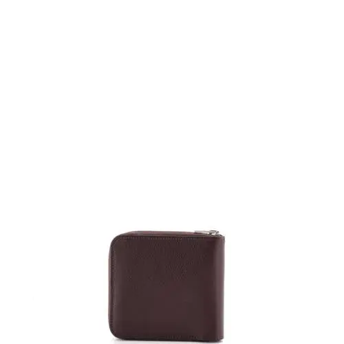 Hermès Zipengo H Verso Bifold Wallet Leather Compact