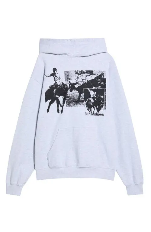ONE OF THESE DAYS America's Sport Cotton Pullover Hoodie - Heather Grey