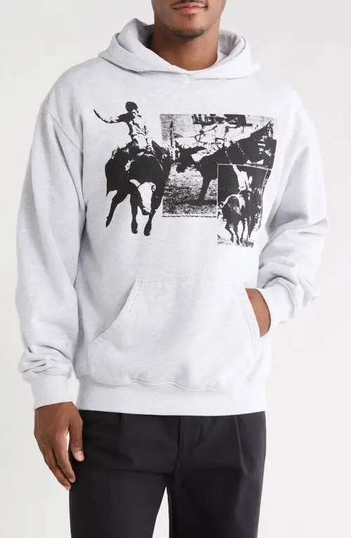 ONE OF THESE DAYS Graphic Cotton Fleece Hoodie