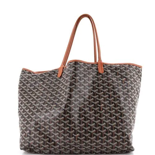 Goyard Saint Louis Tote Coated Canvas Gm - Brown