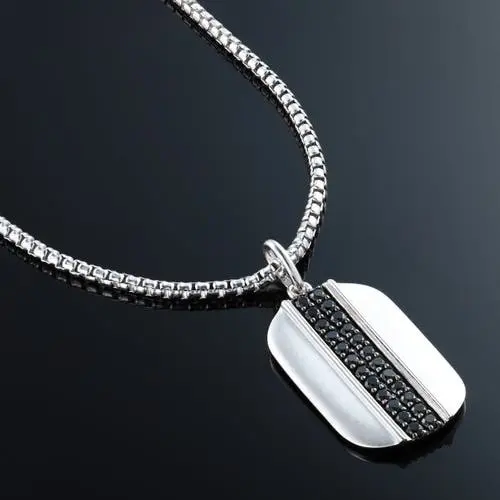 LUVMYJEWELRY Sora Black Spinel Pendant Necklace