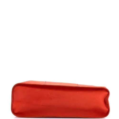 Hermès Cabag Elan Toile And Leather 39
