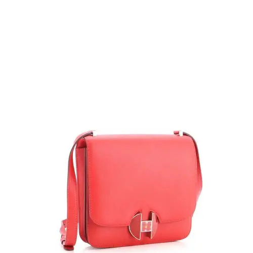 Hermès 2002 Shoulder Bag Evercolor 20 - Red