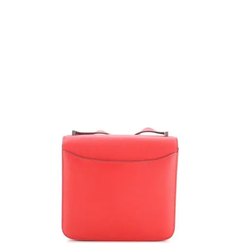 Hermès 2002 Shoulder Bag Evercolor 20 - Red