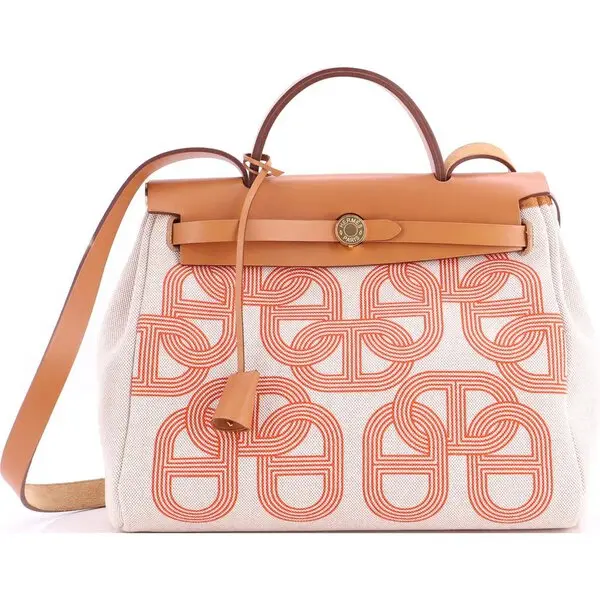 Hermès Herbag Zip Circuit 24 Vache Hunter And Leather 31 - White