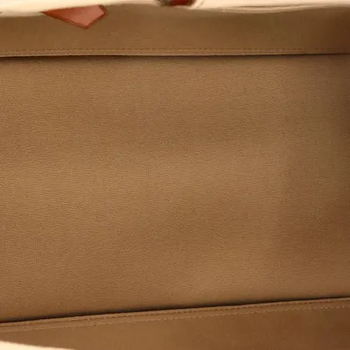 Hermès Cabag Elan Toile And Leather 39