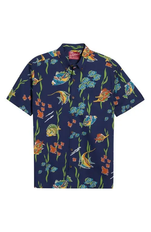 KAHALA Kahuna Bay Short Sleeve Button-down Shirt