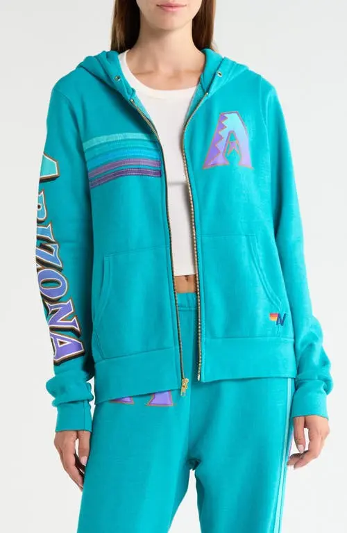 Aviator Nation Arizona Graphic Full Zip Hoodie - Teal