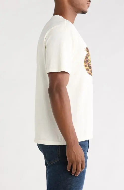 ONE OF THESE DAYS Rattler Cotton Graphic T-shirt - Bone