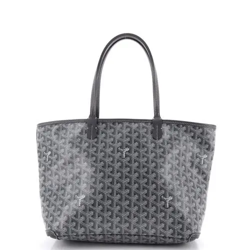 Goyard Artois Tote Coated Canvas Pm - Grey