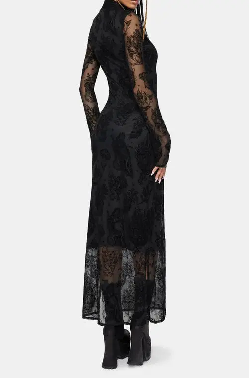 DISTURBIA Hexborn Baba Yaga High Neck Maxi Dress