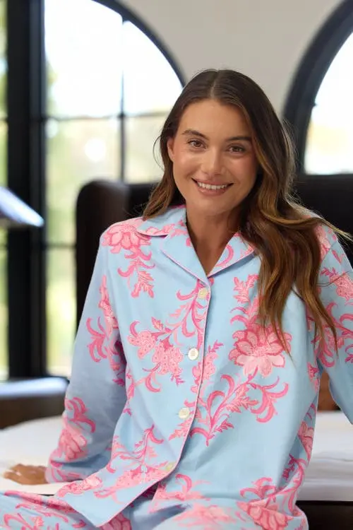 THE CAT'S PAJAMAS Flannel Pajamas - Ava