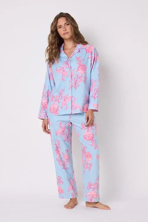 THE CAT'S PAJAMAS Flannel Pajamas - Ava