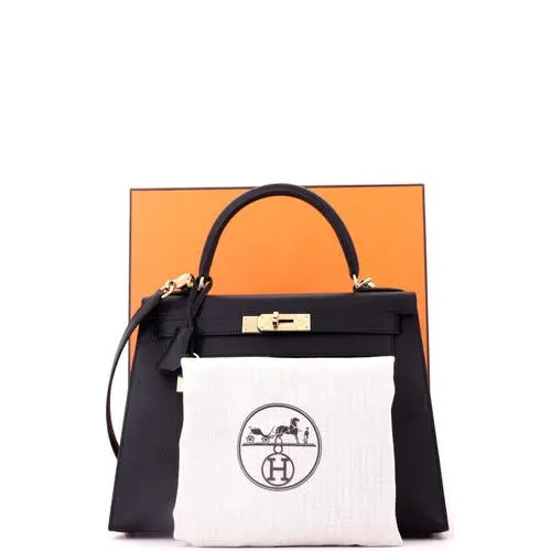 Hermès Kelly Handbag Epsom With Permabrass Hardware 28