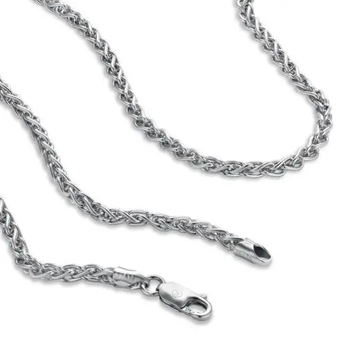 LUVMYJEWELRY Spiga Wheat Chain Necklace