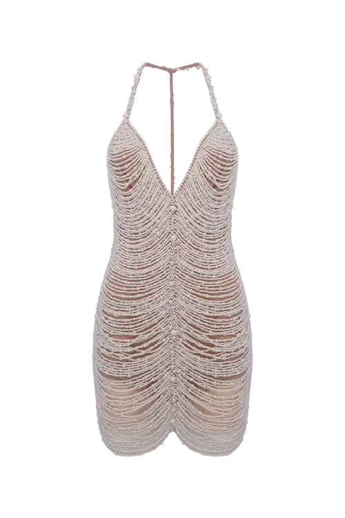 PatBO Solar Embroidery Mini Dress