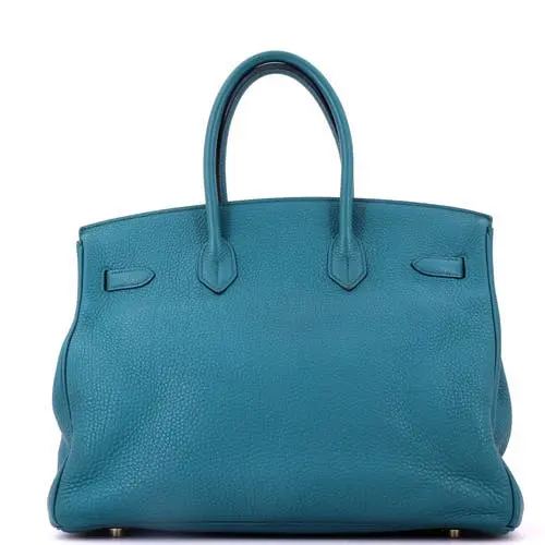 Hermès Birkin Handbag Clemence With Gold Hardware 35