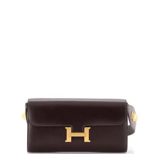 Hermès Constance To Go Rock Wallet Box Calf - Brown