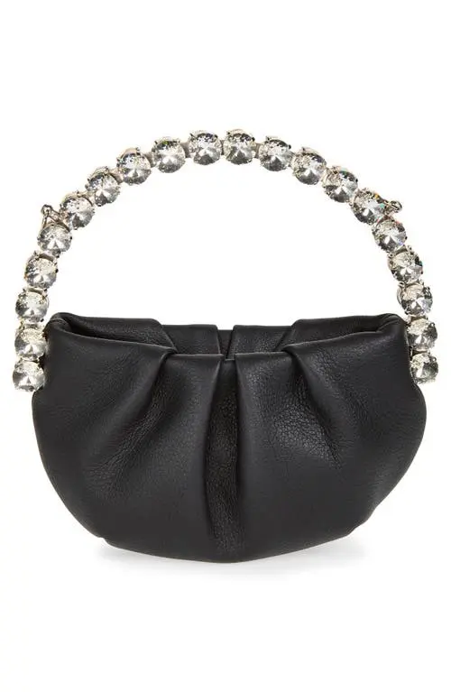 L’ALINGI L'alingi Micro Leather Eternity Clutch With Crystal Embellishments