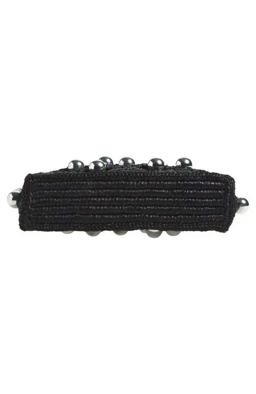 Rabanne Small Raffia Tote Bag