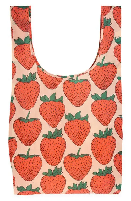 Baggu Big Tote Polka Dot Shopper - Strawberry