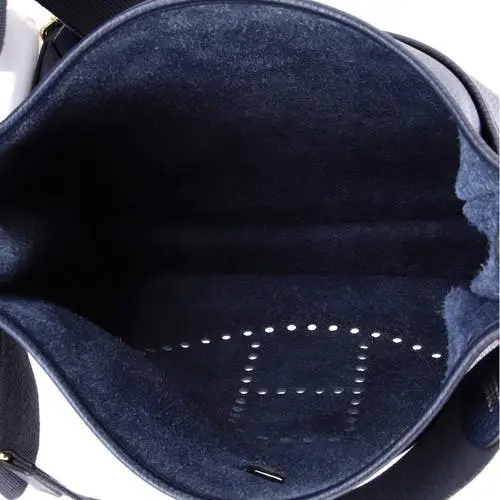 Hermès Evelyne Bag Gen Iii Clemence Gm - Blue