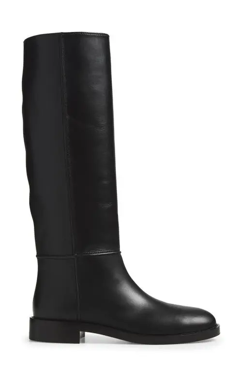 GIANVITO ROSSI Trier Leather Knee High Boot