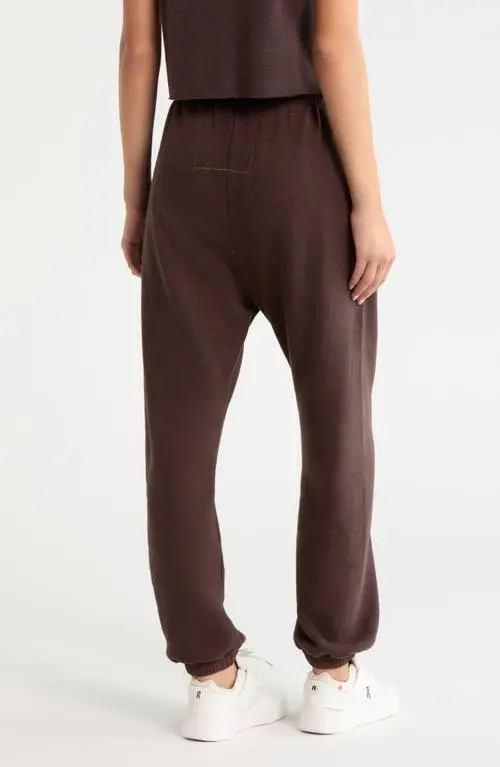 Aviator Nation San Diego Padres Fleece Jogger Sweatpants - Brown