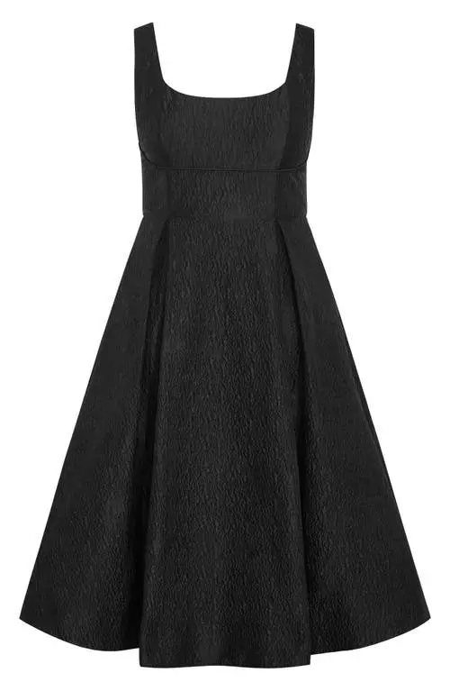 City Chic Estrella Square Neck Dress