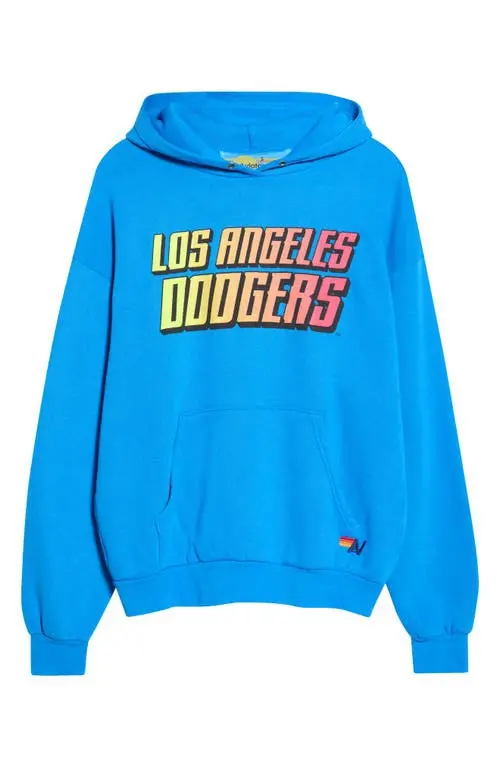 Aviator Nation Los Angeles Dodgers Graphic Hoodie - Ocean