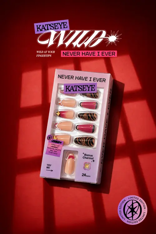 NEVER HAVE I EVER SHOP Katseye Animal Coffin Press On Nails