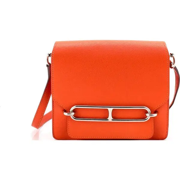 Hermès Roulis Bag Evercolor 18 - Orange