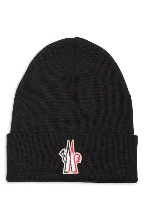 Moncler Logo Wool Beanie