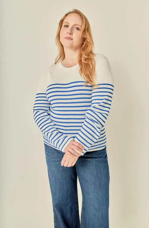 English Factory Stripe Sweater
