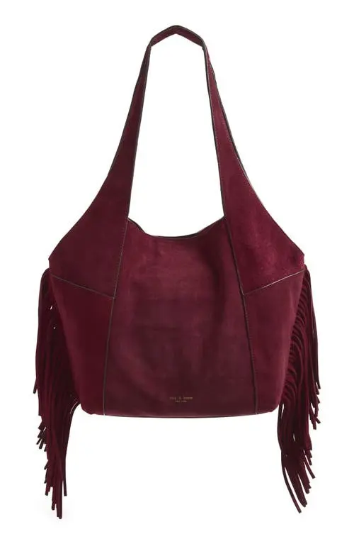 Rag & Bone Brayton Fringe Suede Shopper - Dey