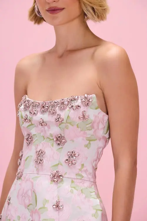 PatBO Garden Jacquard Mini Dress